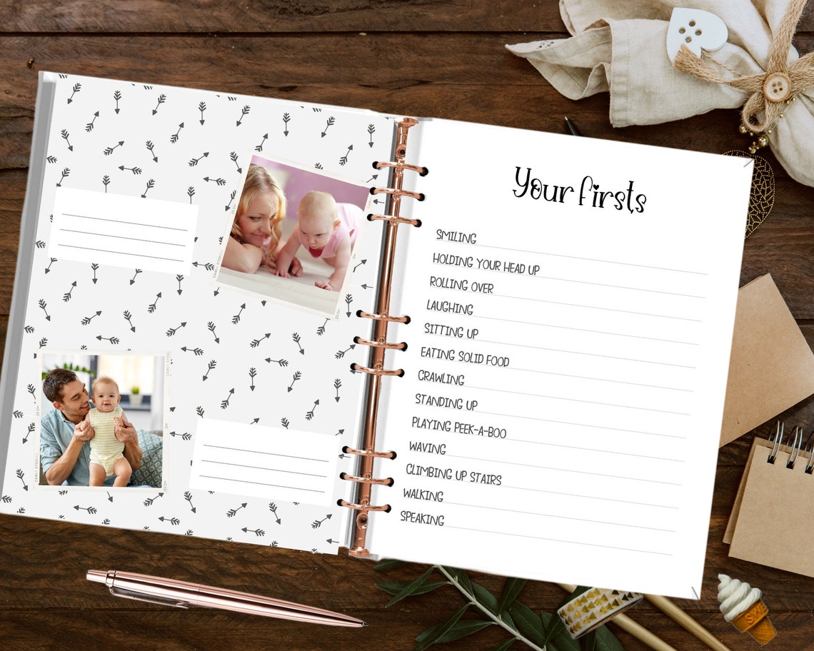 Printable Baby Journal Printable Baby Book Pages Baby - Etsy