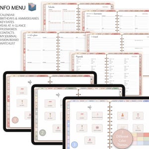 Digital Student Planner, Academic Planner, Digital Planner Ipad ...
