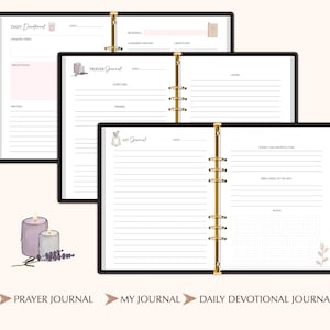 Printable Faith Journal, Christian Planner, Daily Faith Planner, Prayer ...