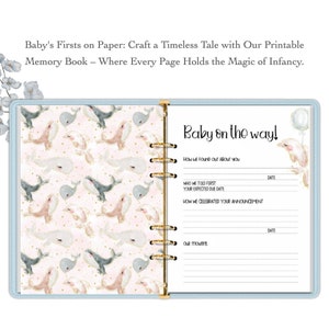 My Baby Book Printable Baby Book Pages Baby Memory Book Baby Book First ...