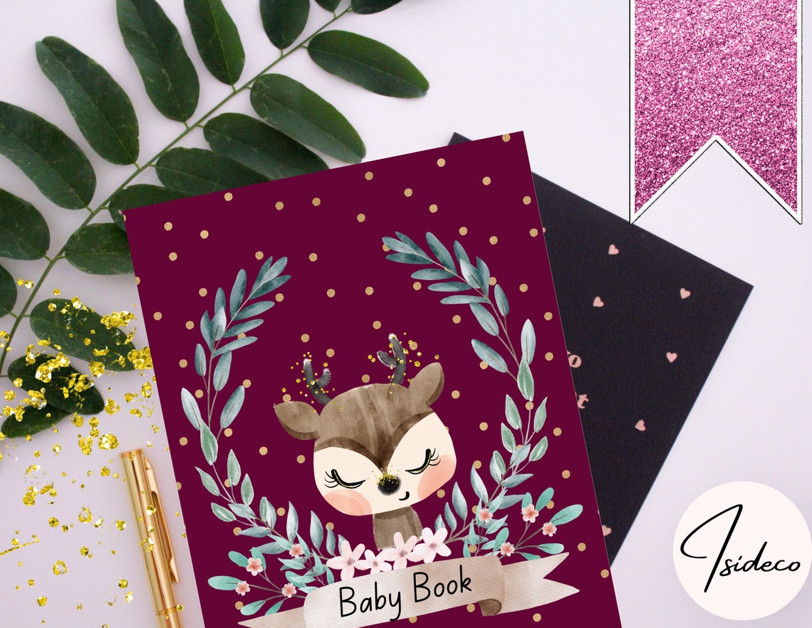 Printable Baby Journal Printable Baby Book Pages Baby Memory Book Baby ...