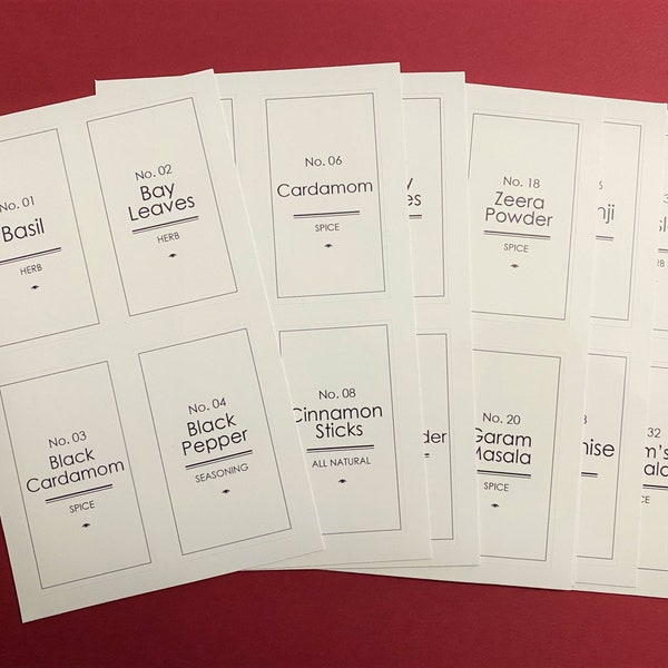 Minimalistic Label - Etsy