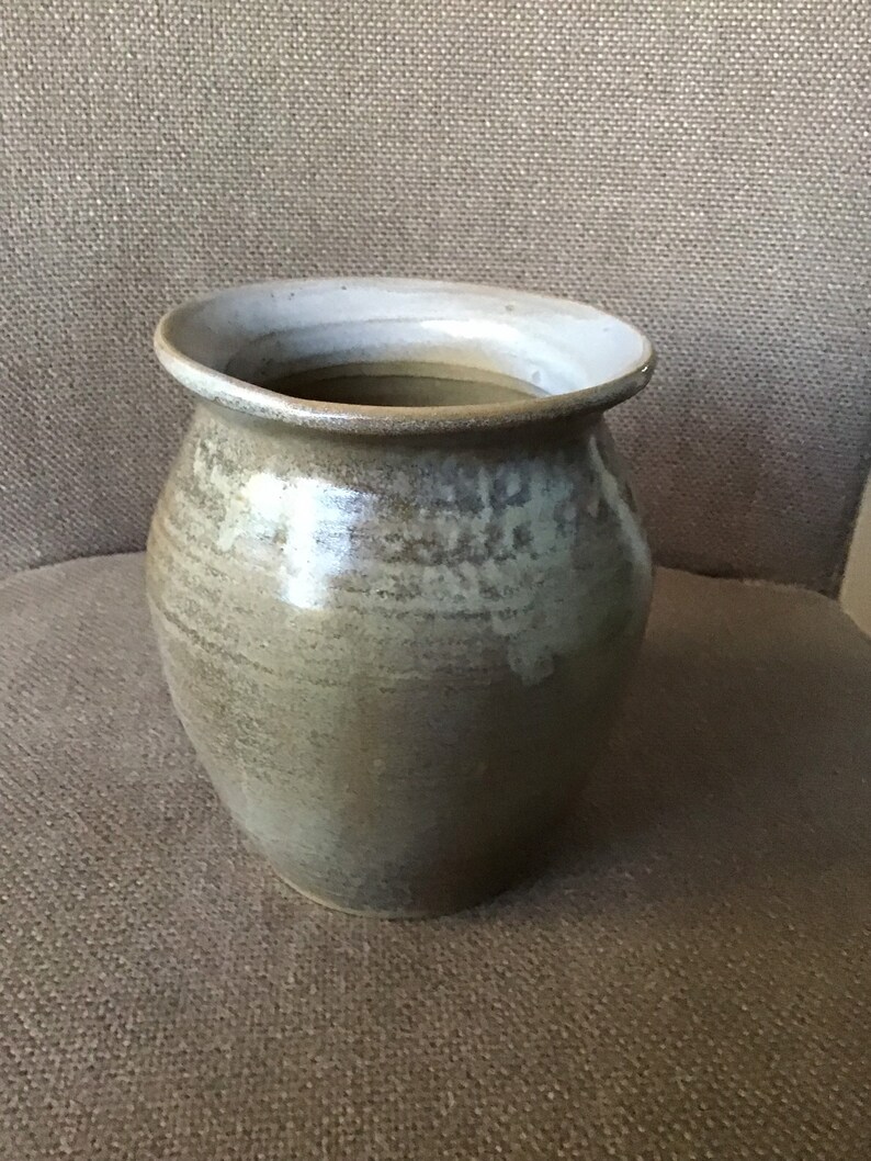 Vintage Studio Pottery Pot 5.5 Ins H X 11 Cms Rim - Etsy