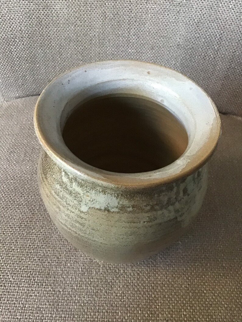 Vintage Studio Pottery Pot 5.5 Ins H X 11 Cms Rim - Etsy