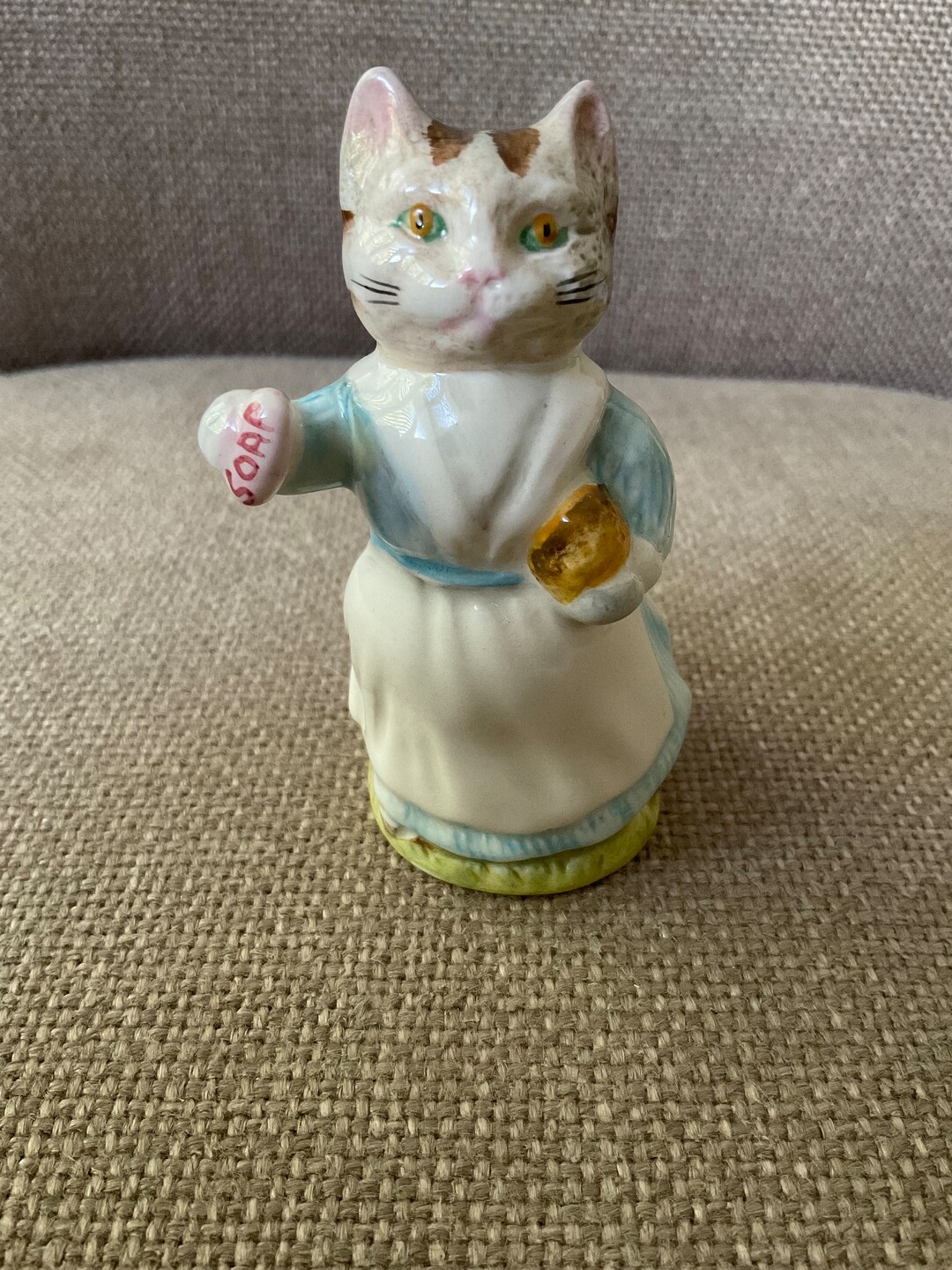 Vintage Beatrix Potter “tabitha Twitchett” Beswick Figurine Unboxed - Etsy