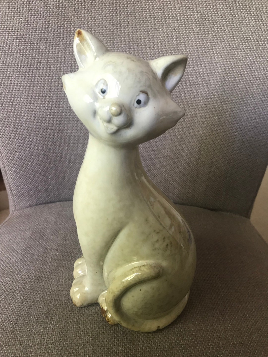Large Studio Pottery Cat Ornament (10 Ins H) - Etsy