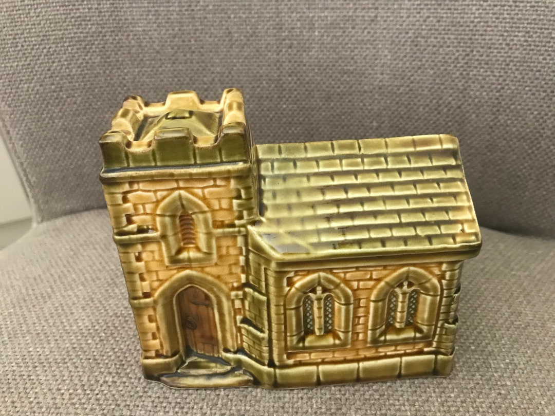 Vintage Szeiler Hand Painted Ceramic Church Money Box - Etsy