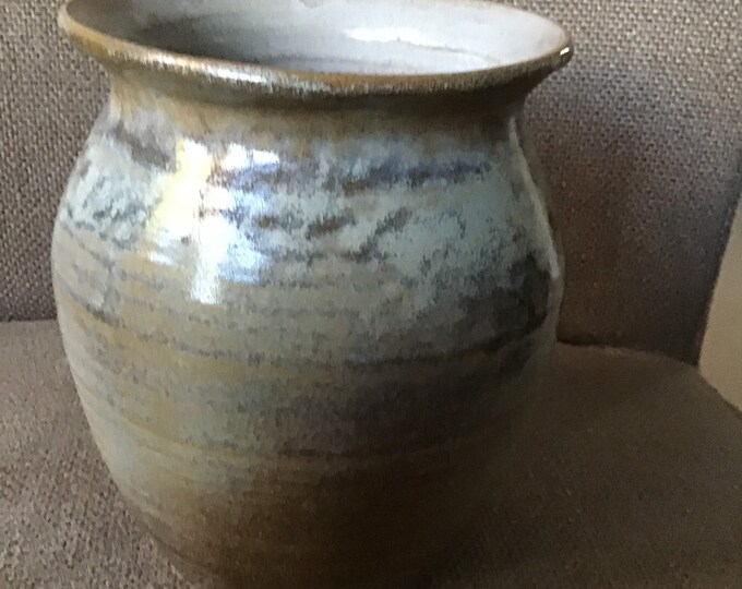 Vintage Studio Pottery Pot 5.5 Ins H X 11 Cms Rim - Etsy
