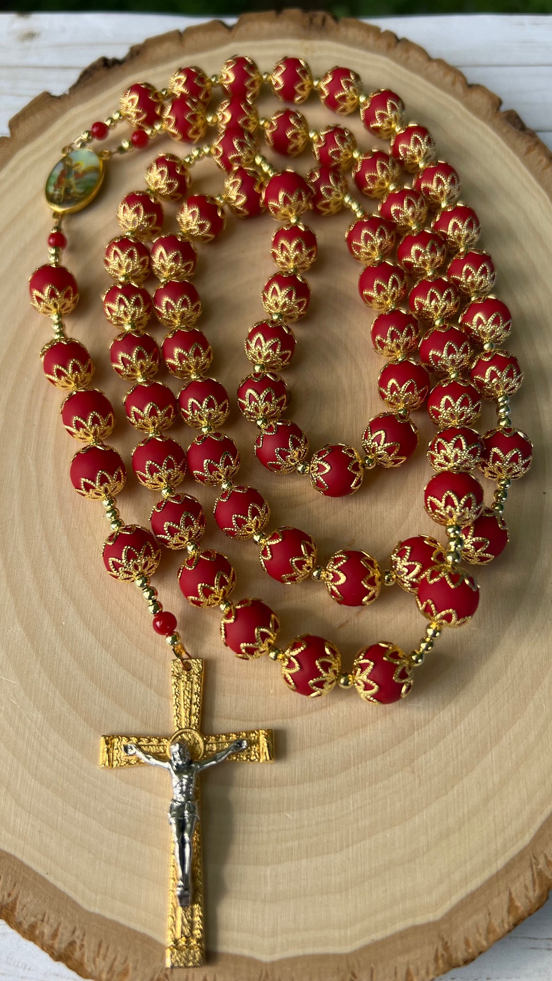 Beautiful Rosary to the Precious Blood of Jesus/rosaries/ Devotional ...