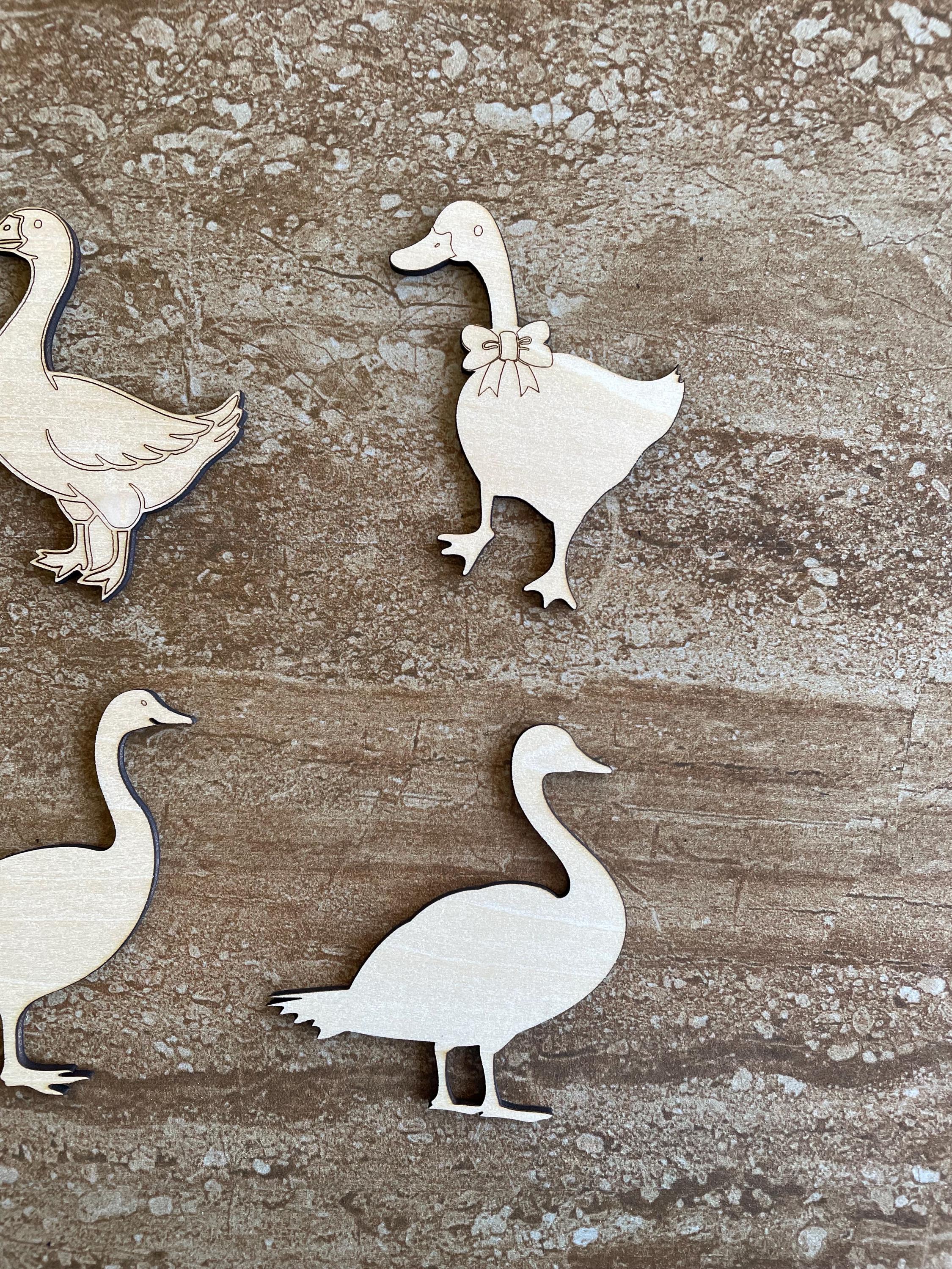Wood Goose Cutout, Unfinished Goose, Paintable Goose Shape - Etsy