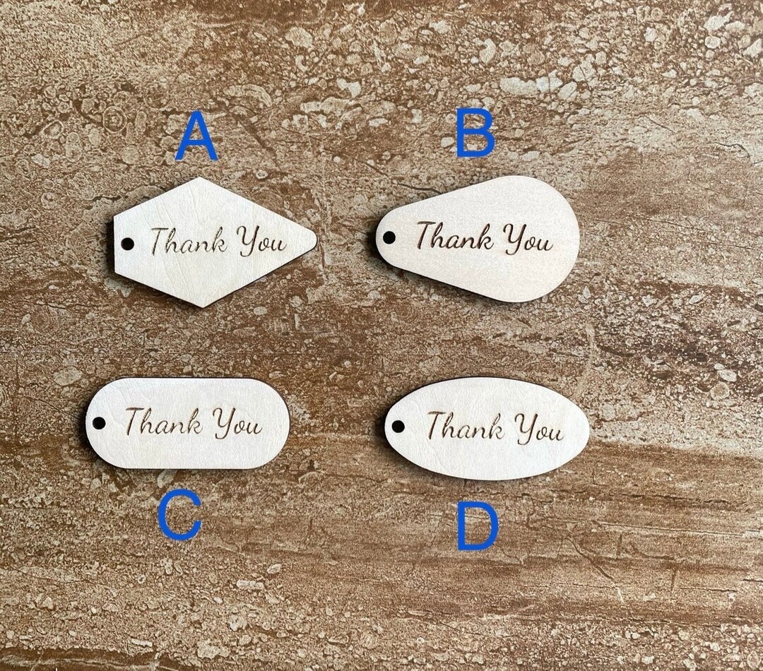 Wood Tags for Favors, Handmade Wood Tags, Wedding Wood Tags, Custom ...