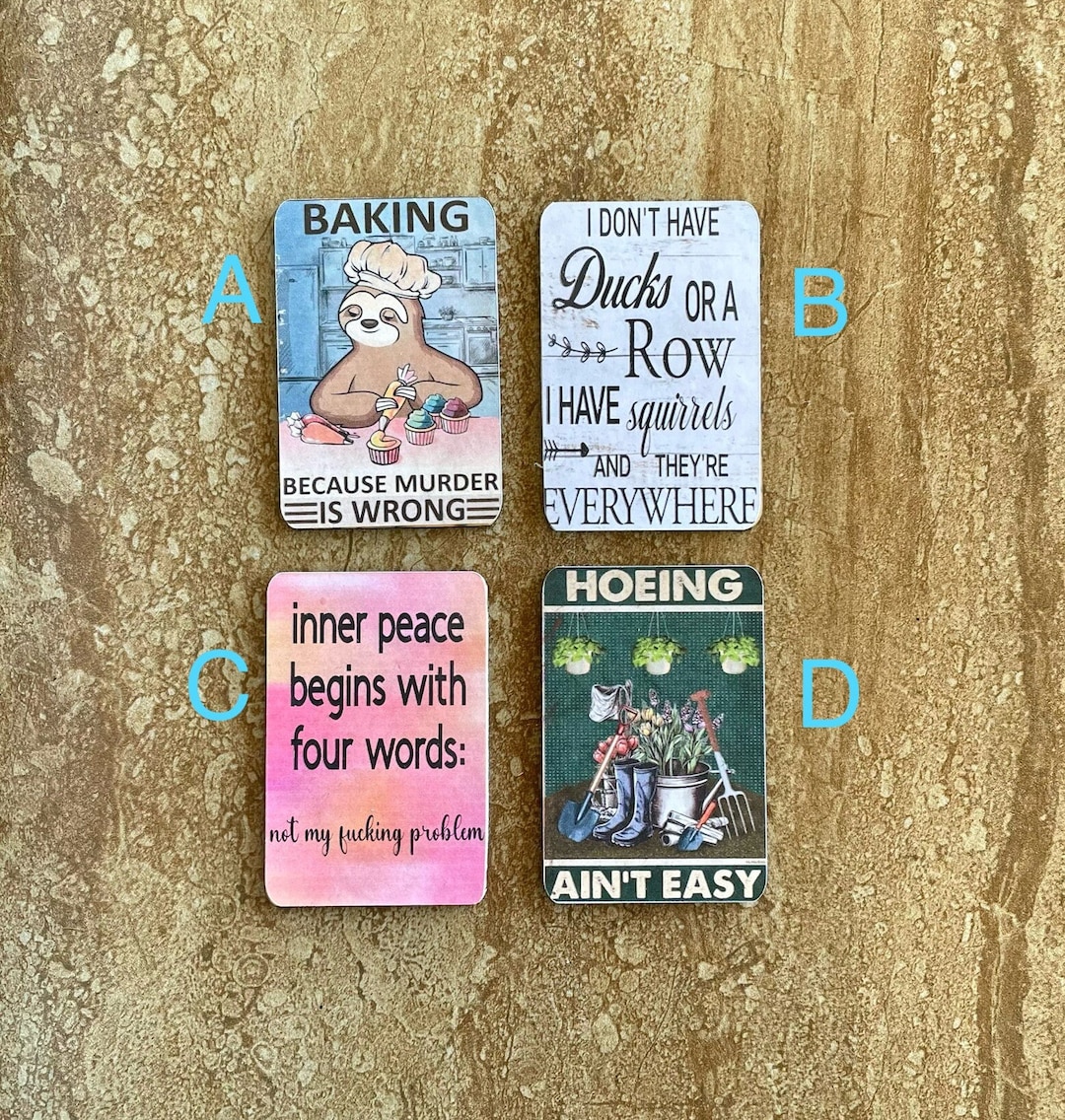 Funny Magnet, Magnet Lover Gift, Sarcastic Magnets, Fridge Magnet ...