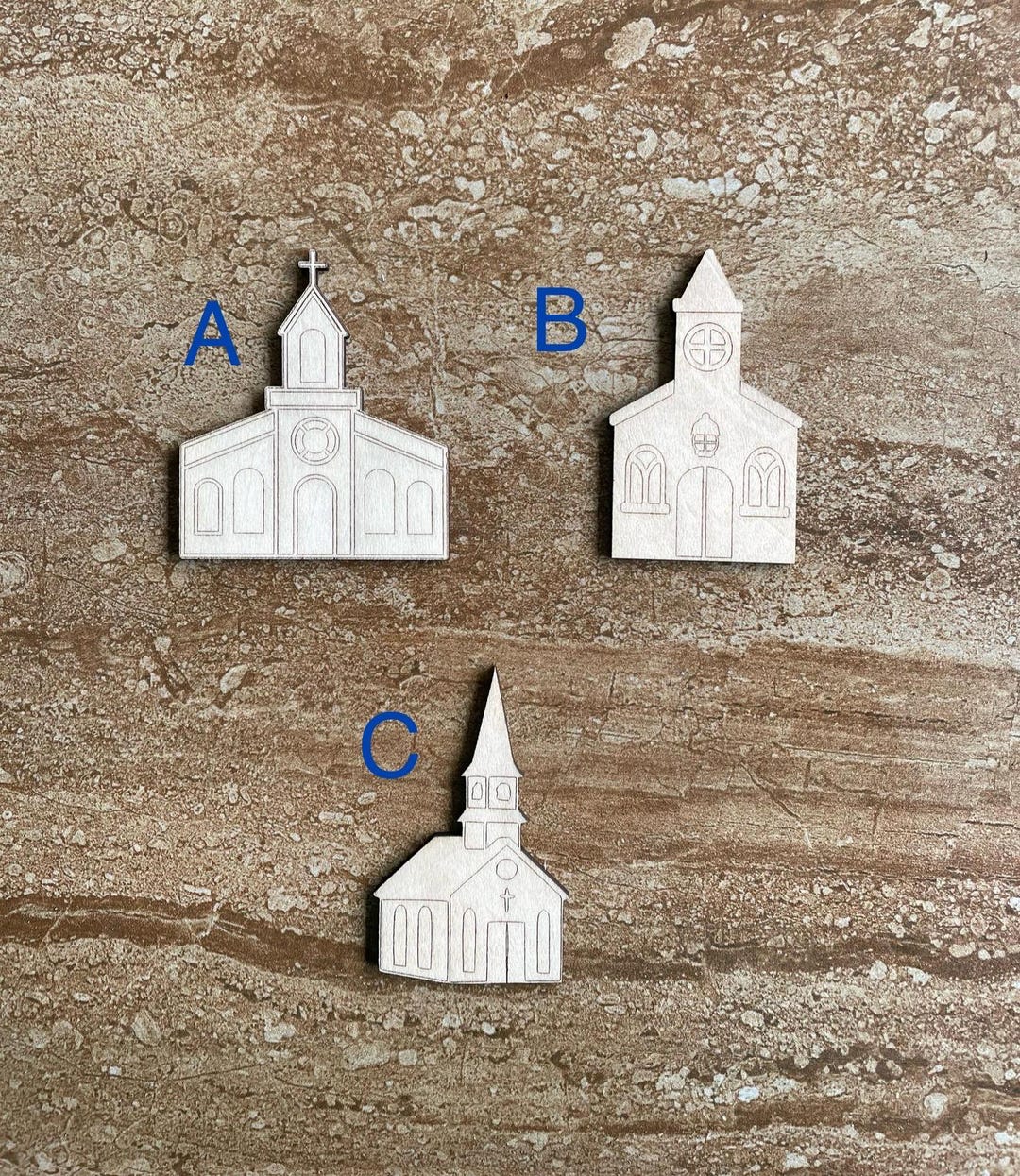 Wood Church Cutout, Unfinished Church Shape, Wooden Church - Etsy