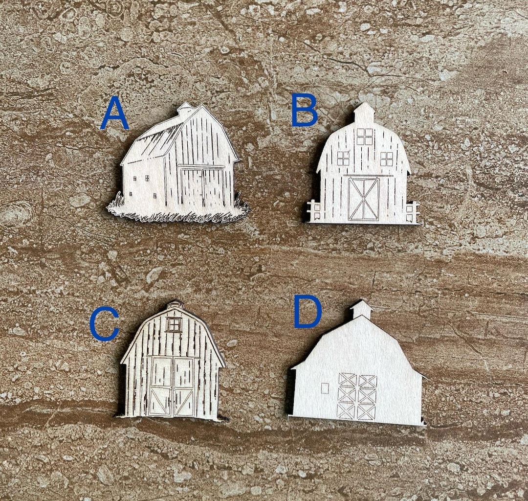 Wood Barn Cutout, Barn Silhouette, Rustic Wall Art, Farmhouse - Etsy