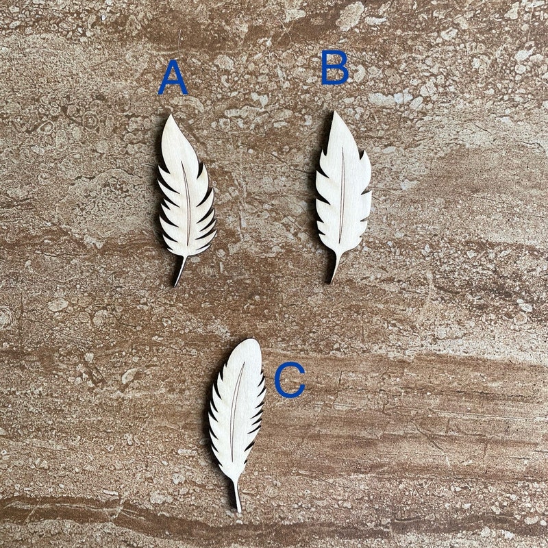 Wooden Feather - Etsy