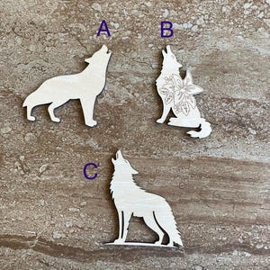 Wolf Cutout, Wooden Wolf Wall Art, Howling Wolf Decor, Rustic Wolf Sign ...