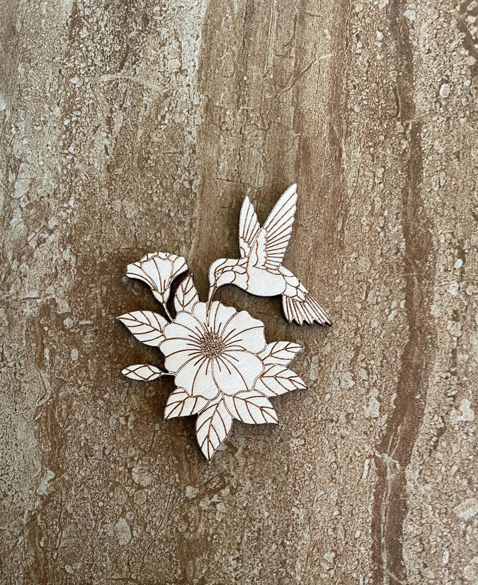 Wood Hummingbird Cutout, Laser Cut Hummingbird Decor, Wooden Bird Wall ...