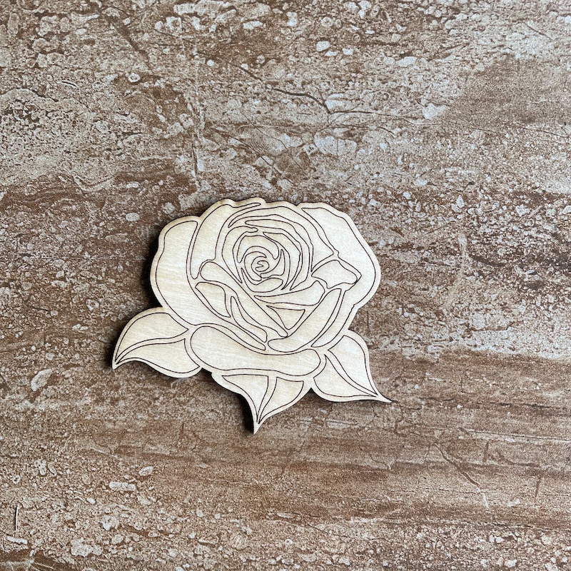 Wooden Rose - Etsy