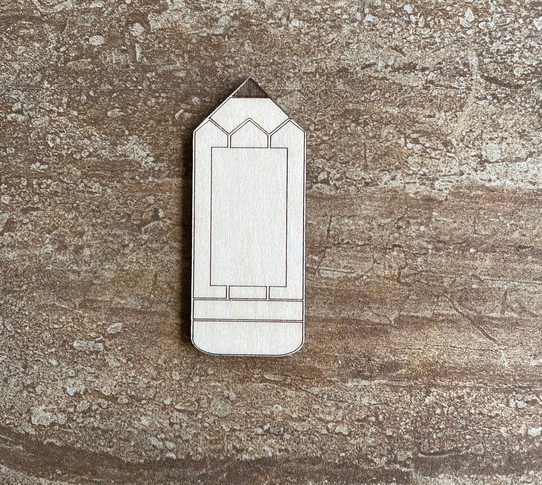 Wooden Pencil Cutout, Teacher Classroom Decor, Unfinished Craft Shape ...