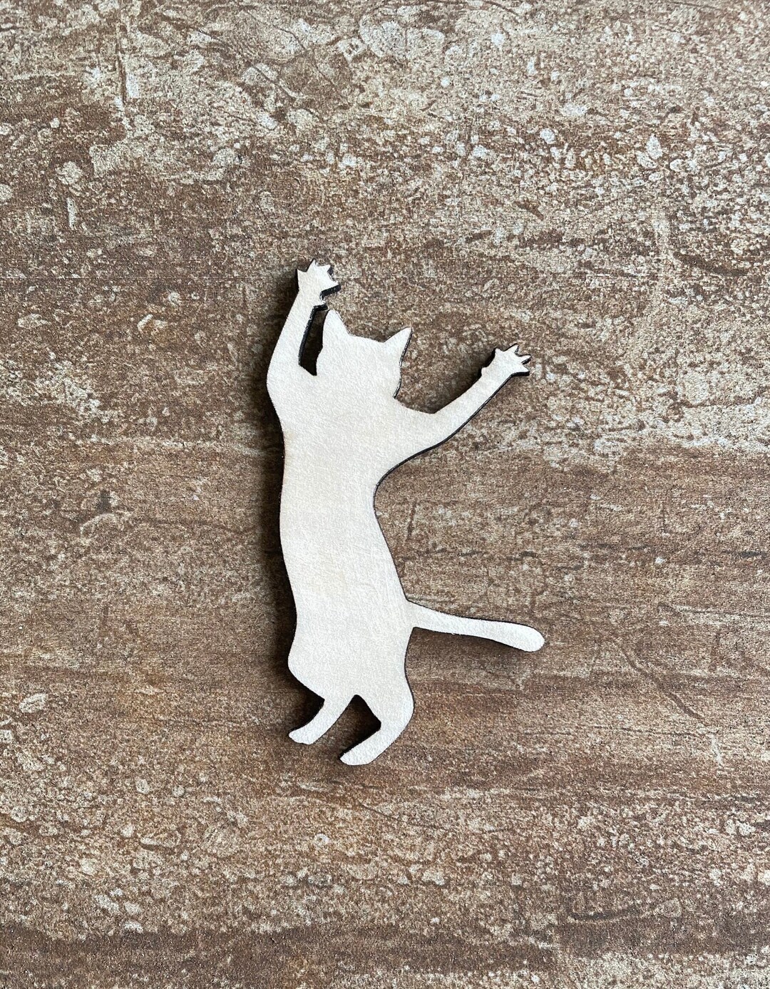 Wood Cat Cutout, Handmade Wooden Cat Decor, Rustic Cat Shape - Etsy