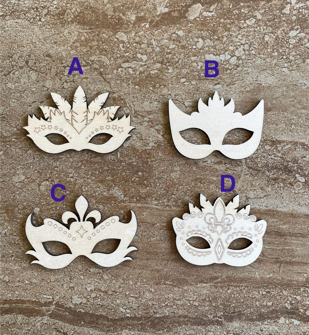Wood Mardi Gras Mask, Laser Cutout, Wall Decor, Party - Etsy