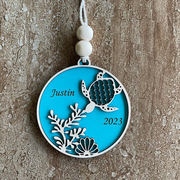 Turtle Ornament - Etsy