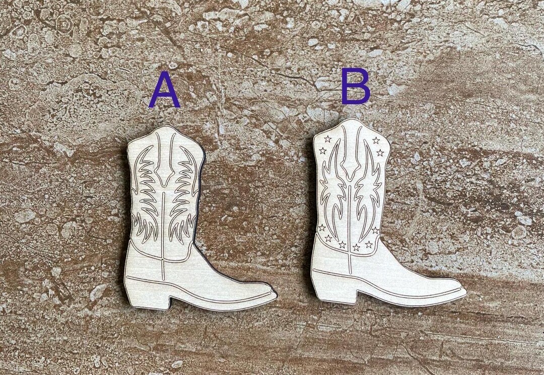 Cowboy Boot Cutout, Western Decor, Rustic Wall Art, Cowboy Theme ...