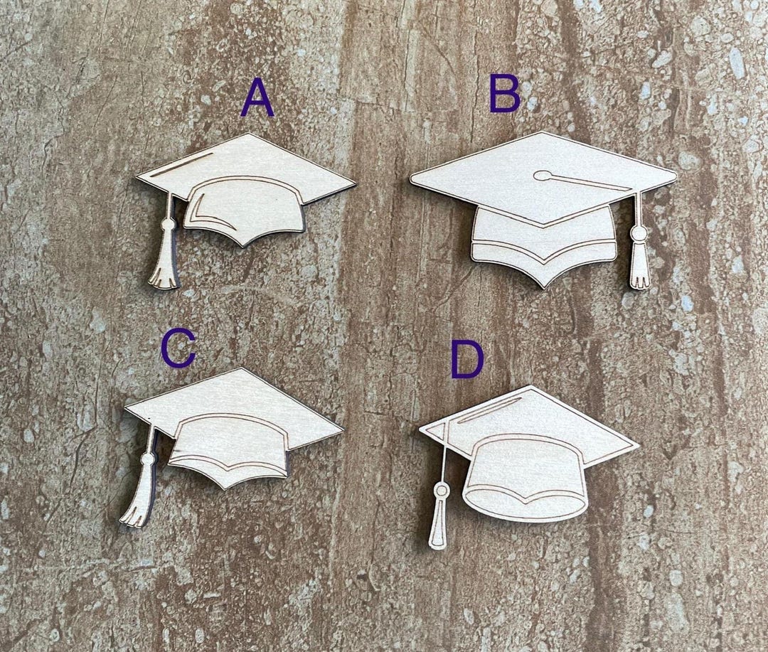 Wood Graduation Cap Cutout, Graduation Party Decor Shape - Etsy