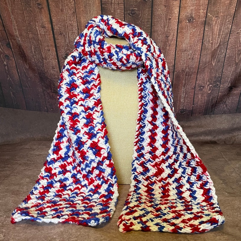 American Flag Scarf - Etsy