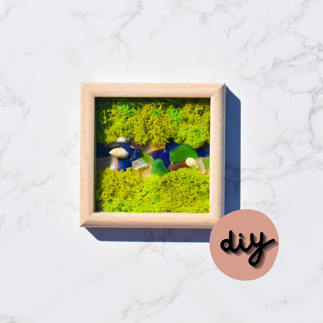 DIY Moss Art, DIY Kit, Moss Art, Holiday Gift, Christmas Gift, Wall Art ...