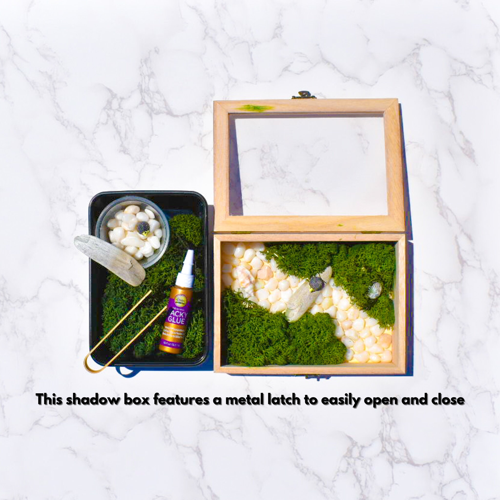 Christmas Gifts Holiday Gifts DIY Moss Art DIY Kit Moss - Etsy