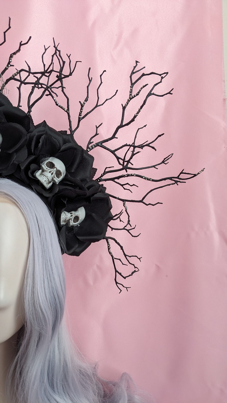 Haunted Forest Crown Gothic Fairy Crown Cosplay Halloween - Etsy