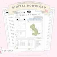 Crochet Planning Spreadsheet Bundle: Google Sheets Template (digital ...