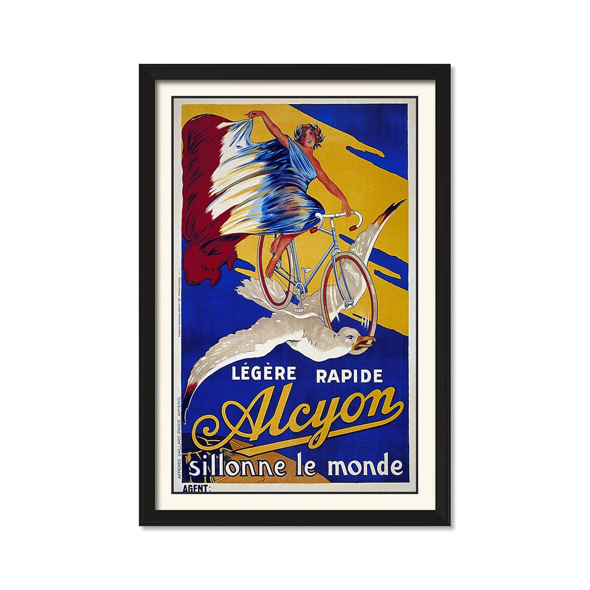 Alcyon Cycles Vintage Bicycle Art 11 X 17 - Etsy