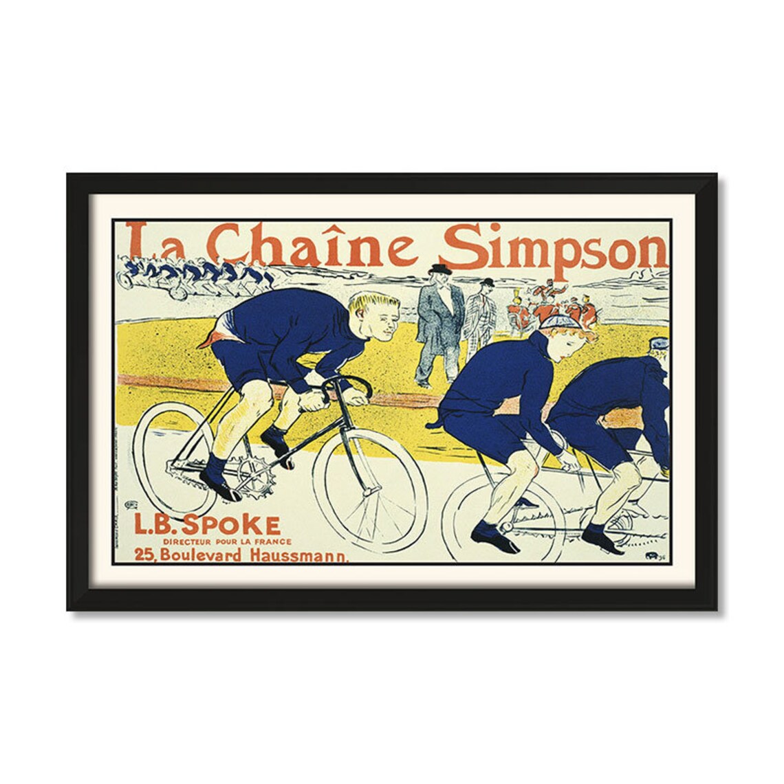 La Chaine Simpson Bicycles Vintage Bicycle Art 11 X - Etsy