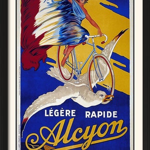 Alcyon Cycles Vintage Bicycle Art 11 X 17 Vintage Wall Art, Wall Art ...