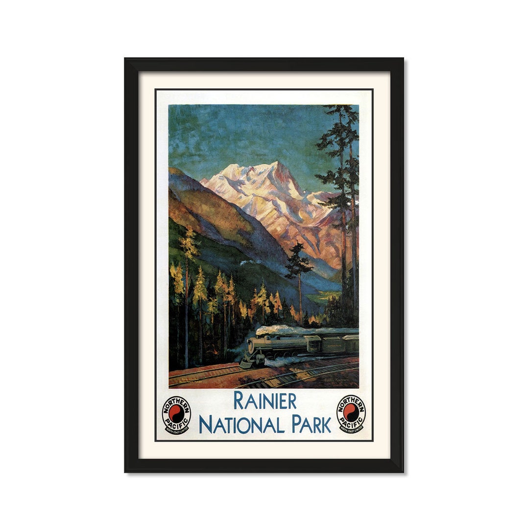Rainer National Park - WPA National Parks Poster - 11x17 - Etsy