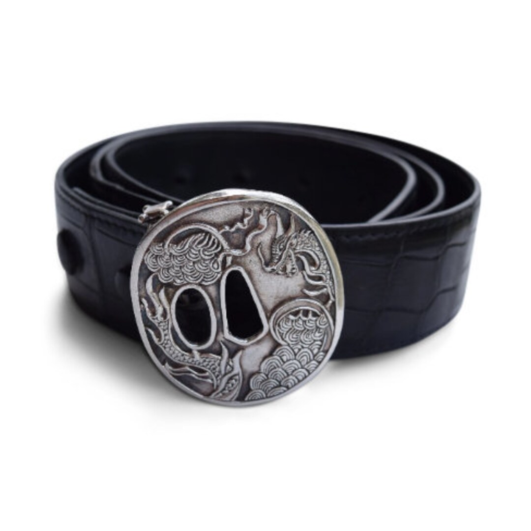 Antique Samurai Sword Tsuba Design Used to Create a Sterling Silver ...