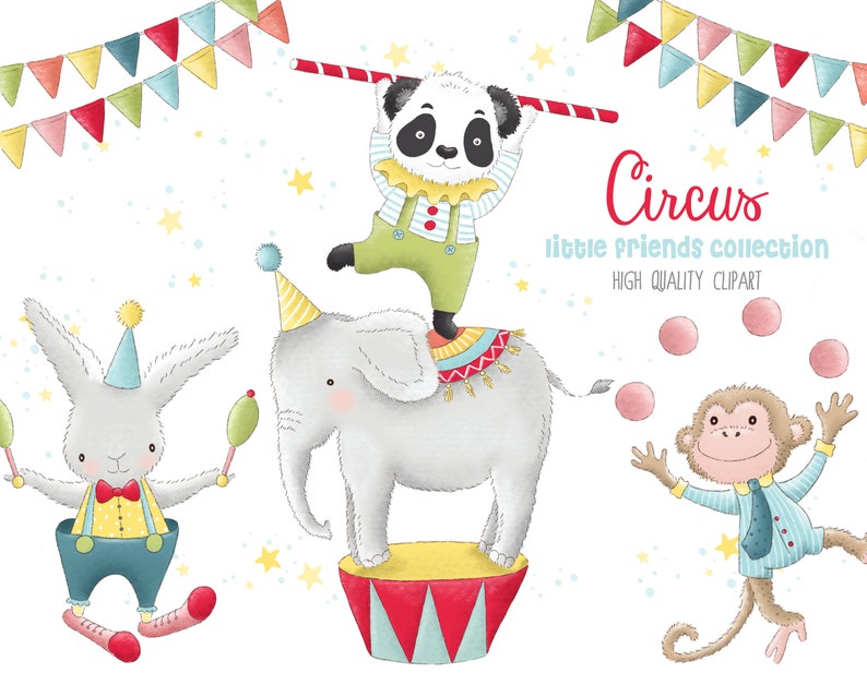 Circus Clipart, Carnival Clipart, Circus Themed Party, Circus Image ...