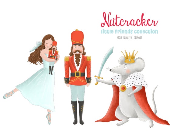 Nutcracker clip art Christmas ballet graphic digital | Etsy