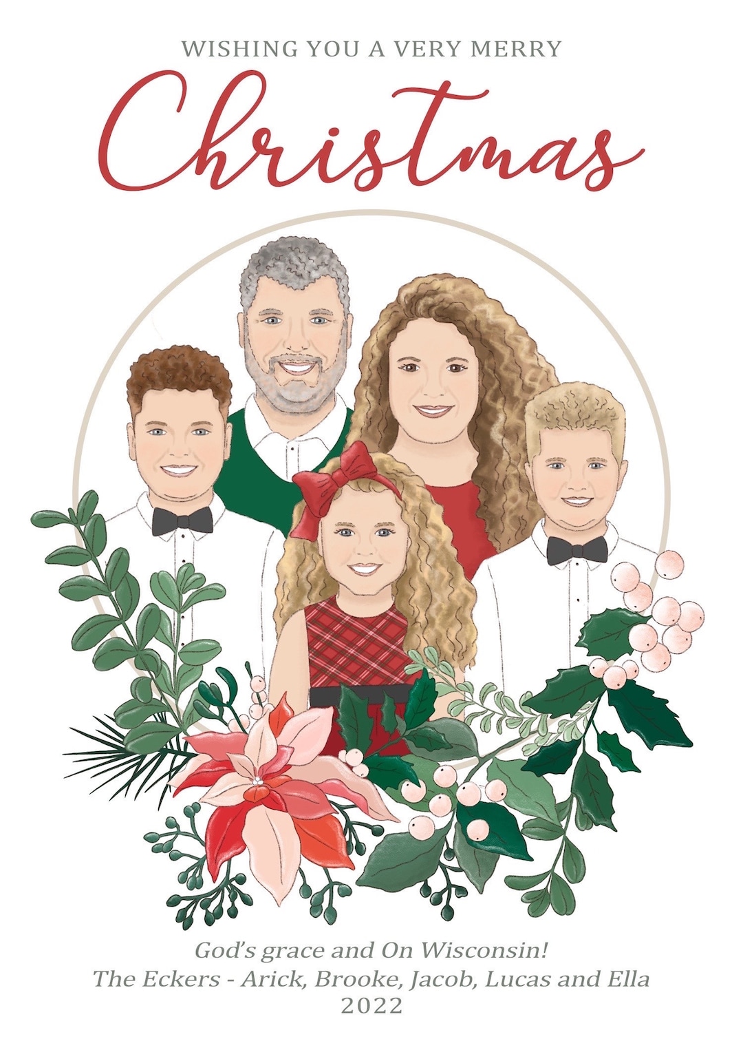 Custom Christmas Cards, Family Christmas Cards Pets, Christmas Couple ...