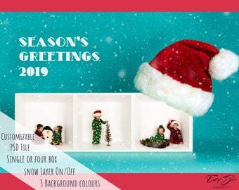 Box Photography 15 Box WHITE Grid Photoshop Digital Template - Etsy