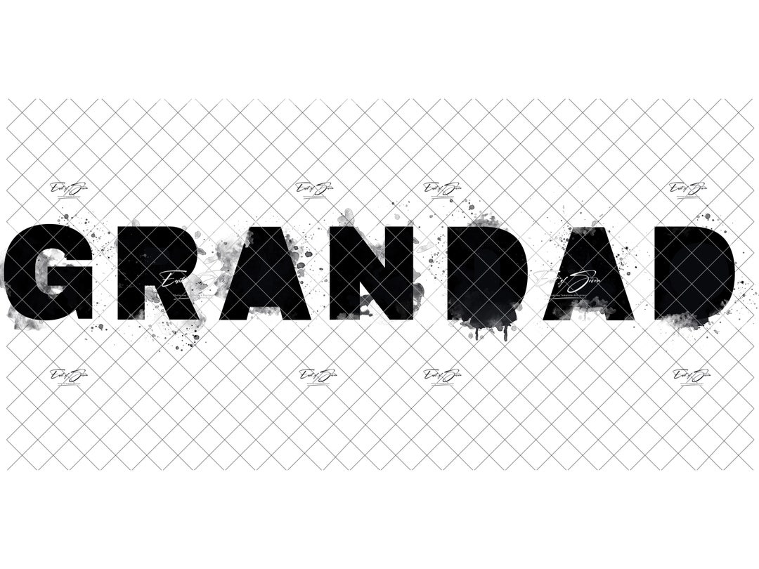 Grandad Watercolor Photoshop Template - Watercolour Grandad Photoshop ...
