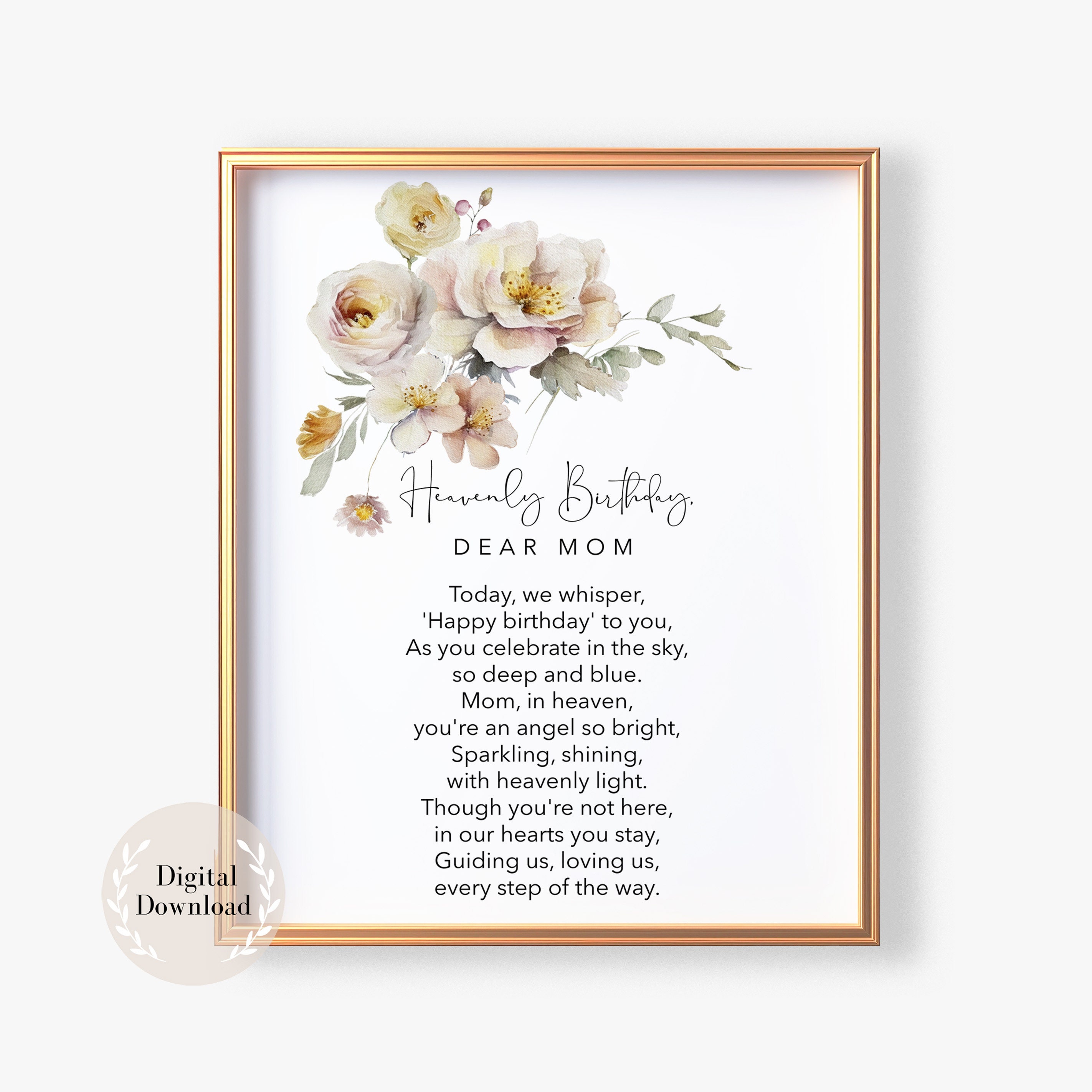 Happy Birthday Mom In Heaven Happy Birthday, Mama! 10/10/34