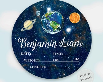 Space Birth Sign - Etsy