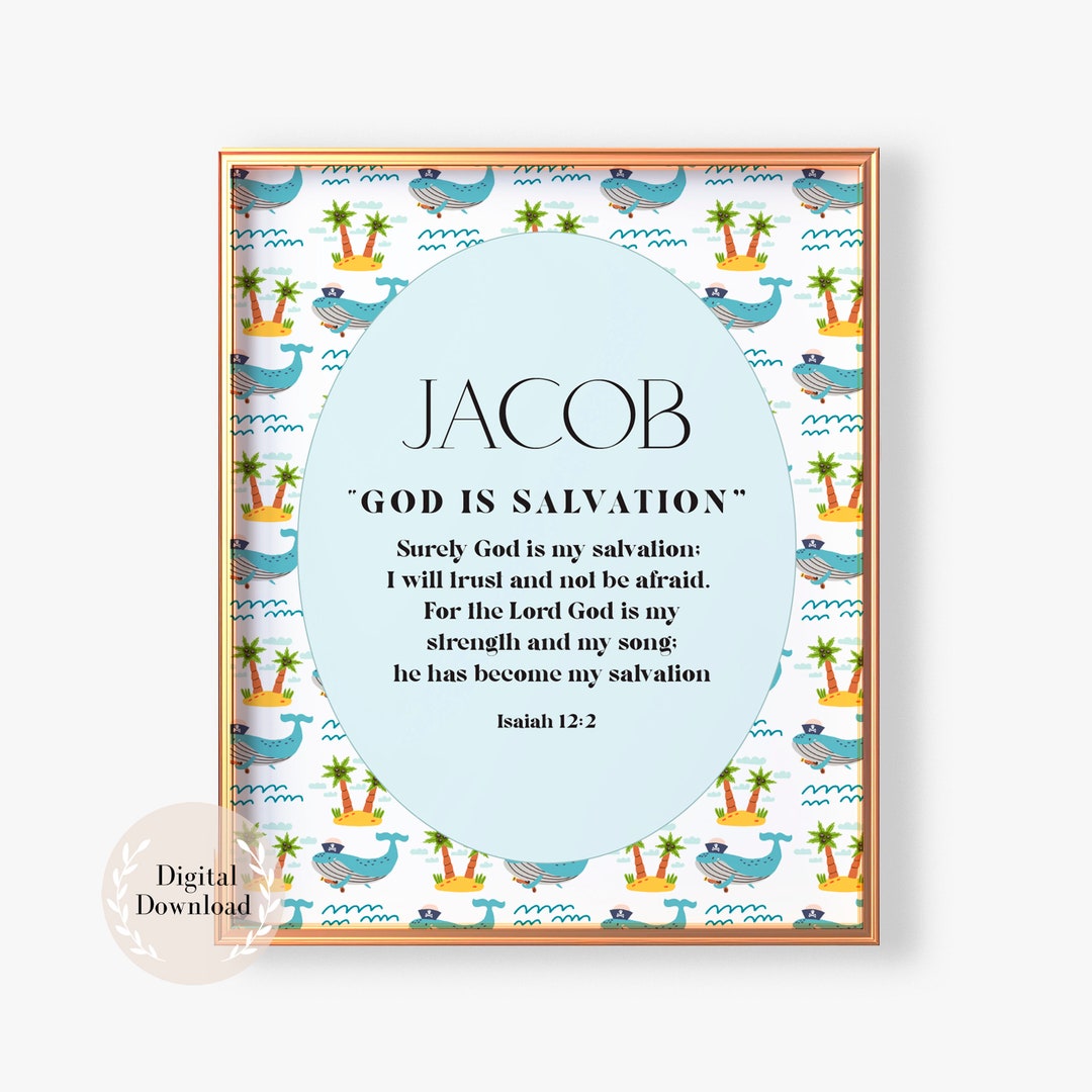 Name Meaning Art Print, Name Meaning Sign, Christian Name Meaning, Any ...