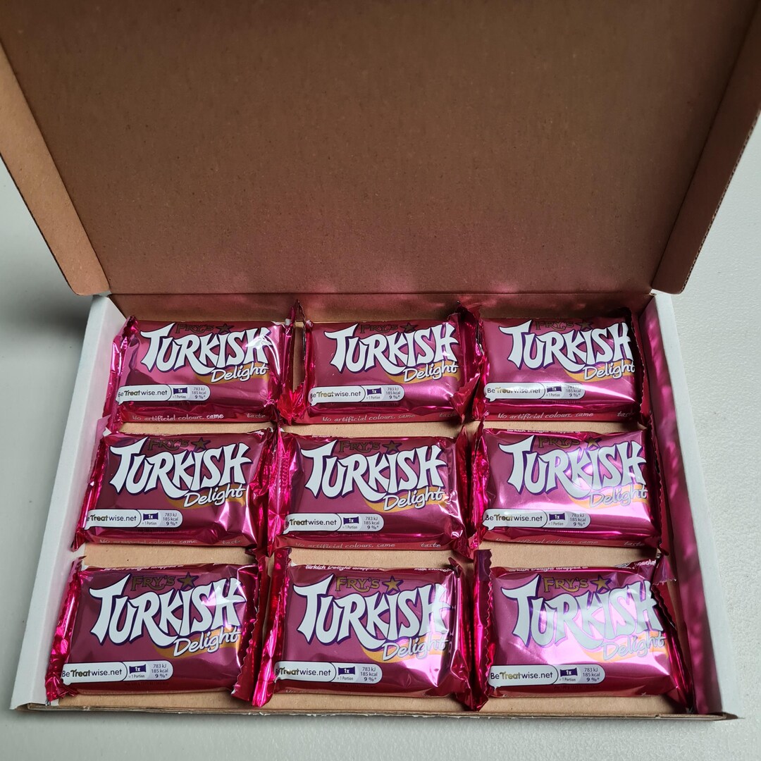 Turkish Delight Chocolate Giftbox 9 X 51g Christmas Sweets Hamper - Etsy UK