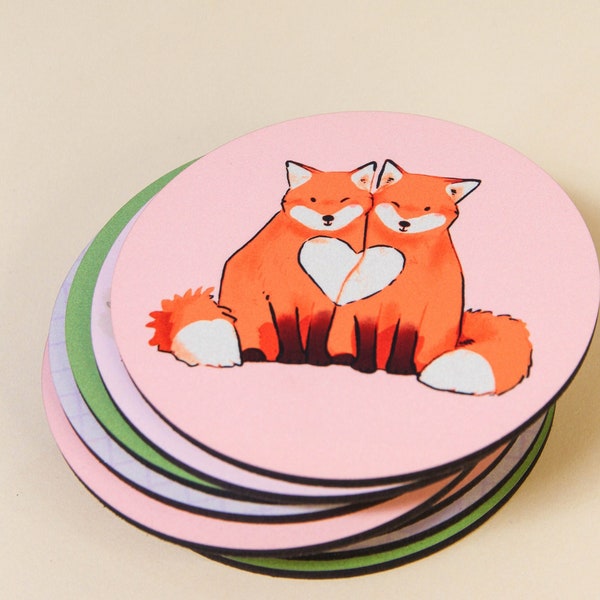 Fox Coaster - Etsy