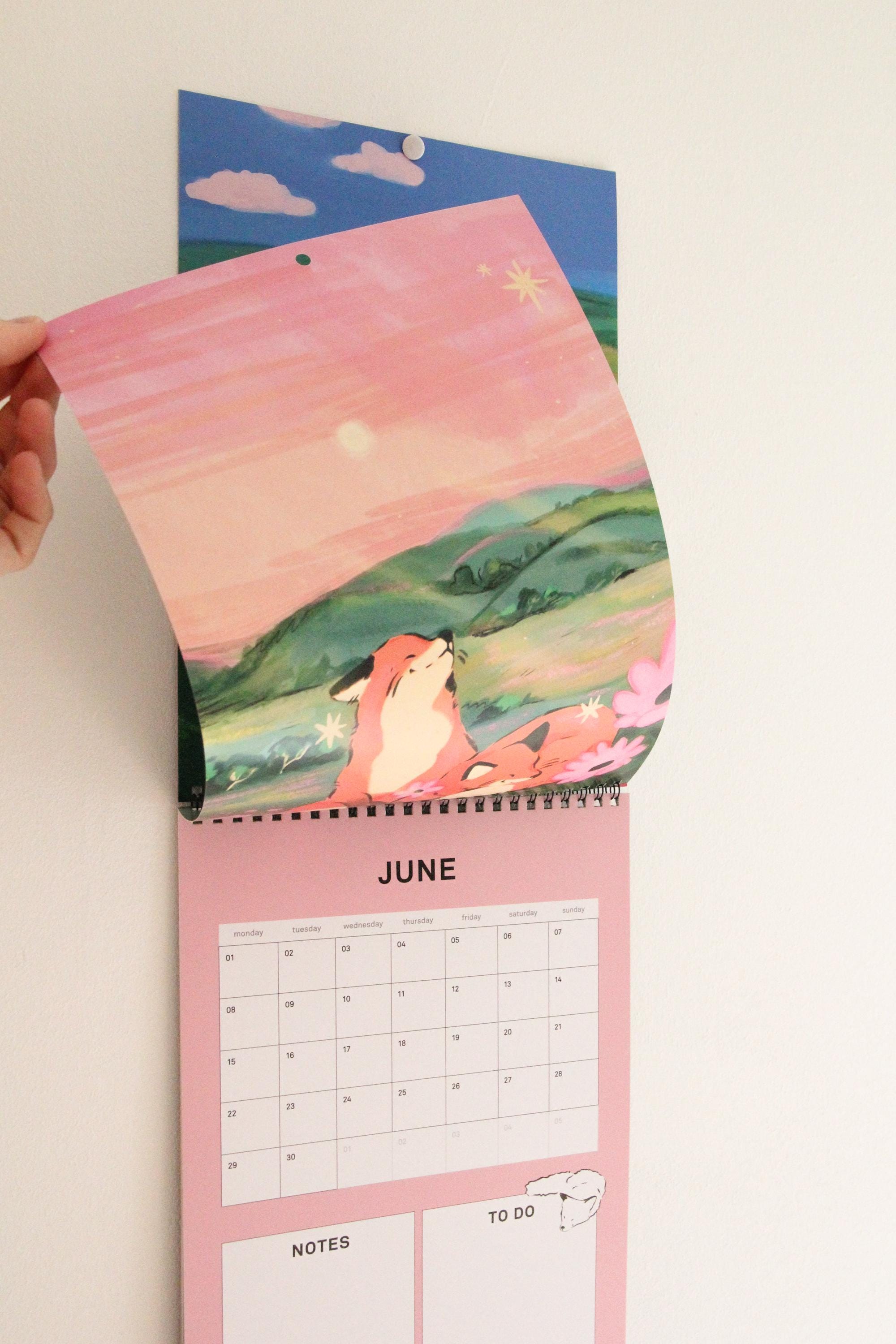Madivoid Wall Calendar 2026 ~ Cute Wall Calendar ~ Planner ~ Notes ...