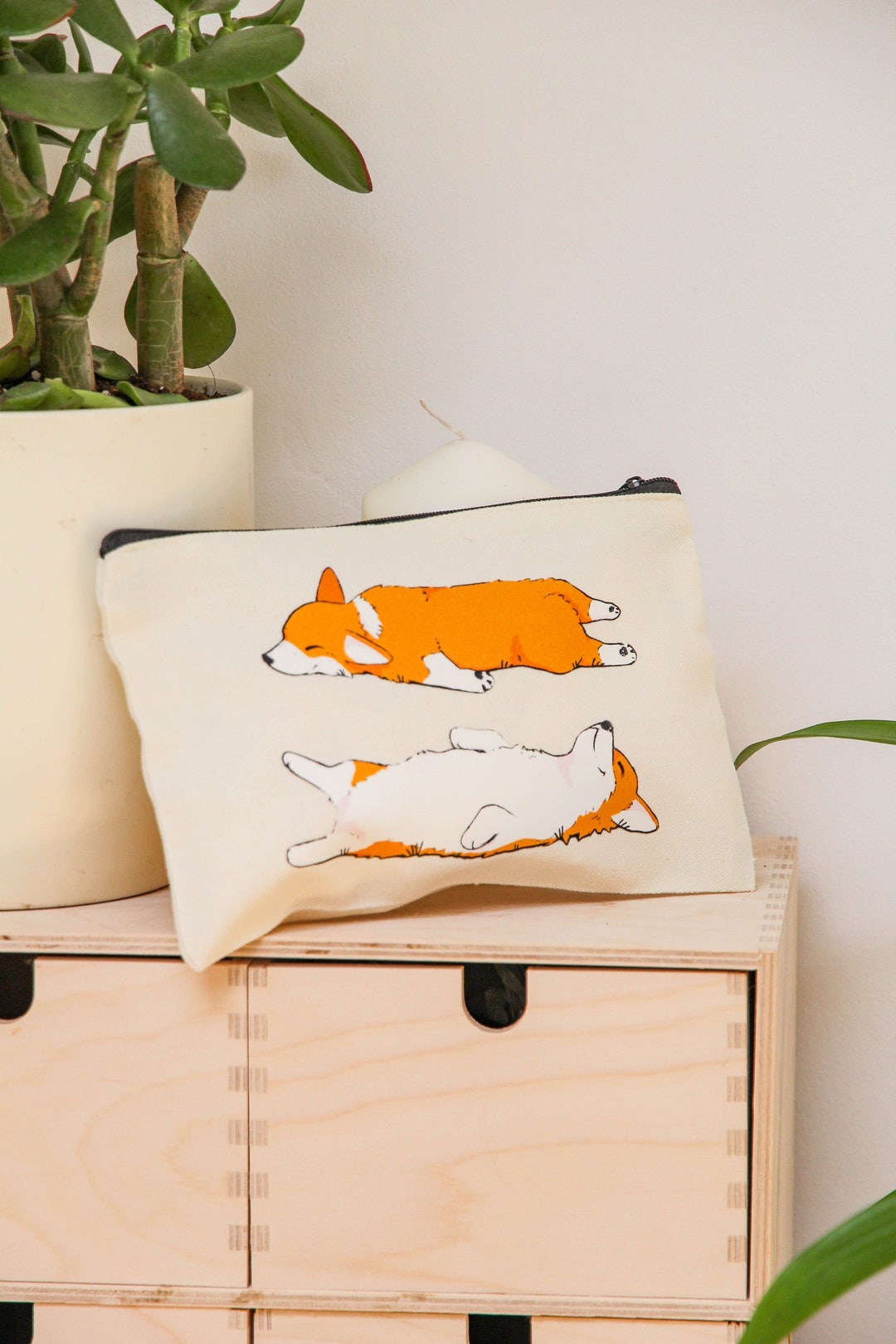 Corgi Pouch ~ Animal Pouches ~ Pencil Pouch ~ Pencil Case Aesthetic - Etsy